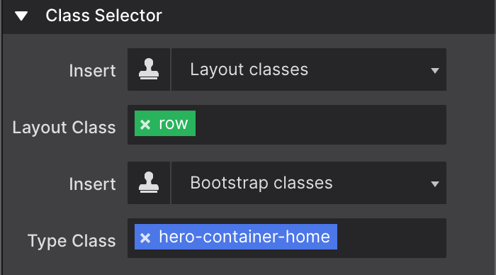 Styles Pane - Selectors